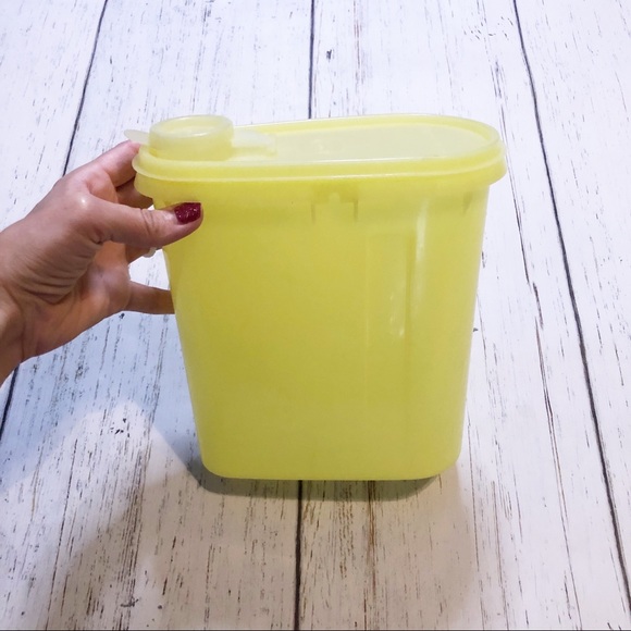 Tupperware | Kitchen | Tupperware Lemon Light Yellow Food Storage ...